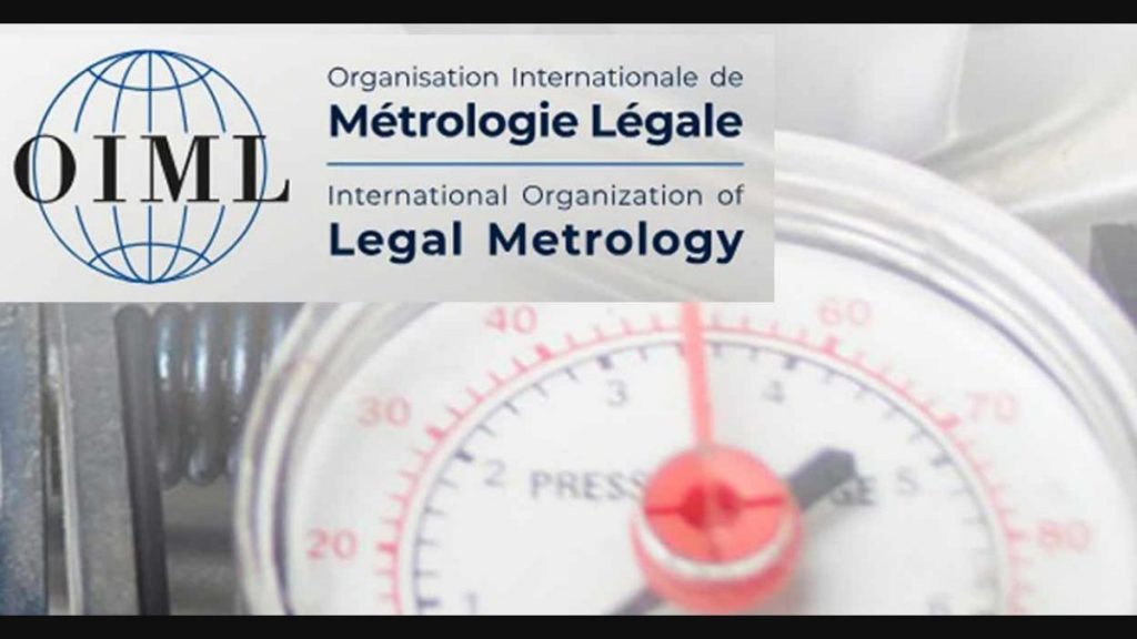 OIML (International Organisation of Legal Metrology) Certificates ...